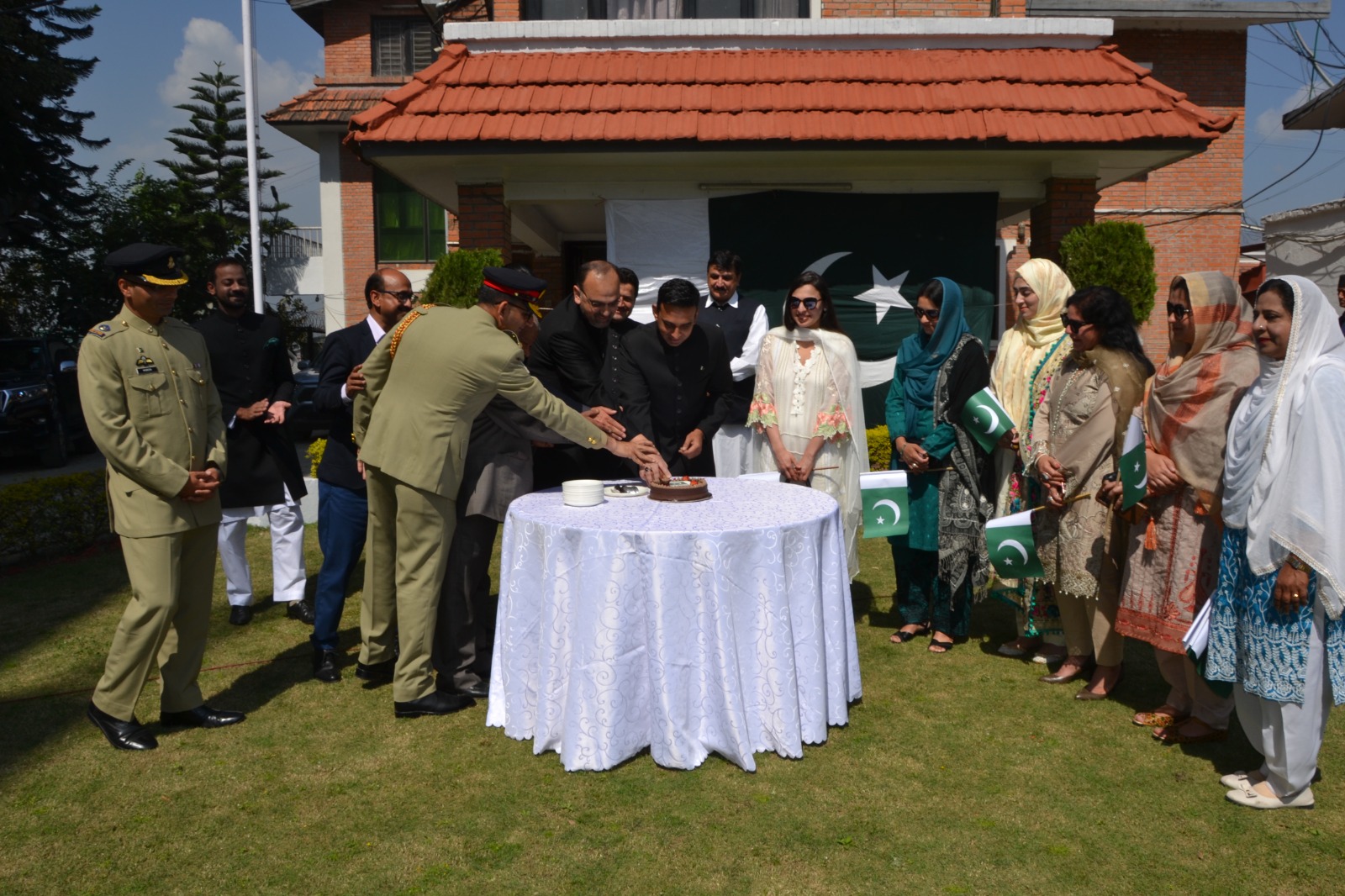 Flag Hoisting Ceremony was held at the Embassy of Pakistan - जनधारणा